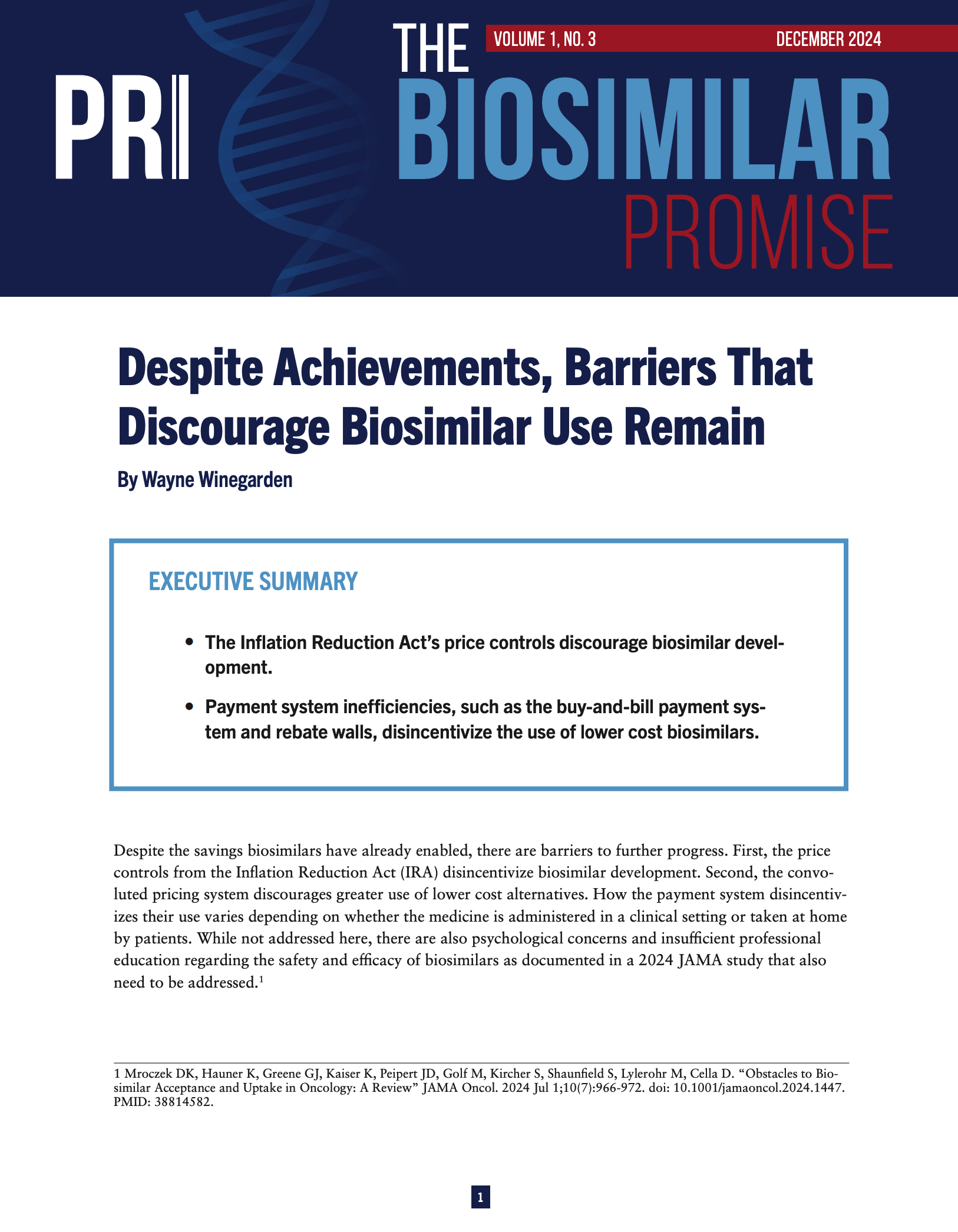 Biosimilars - Pacific Research Institute